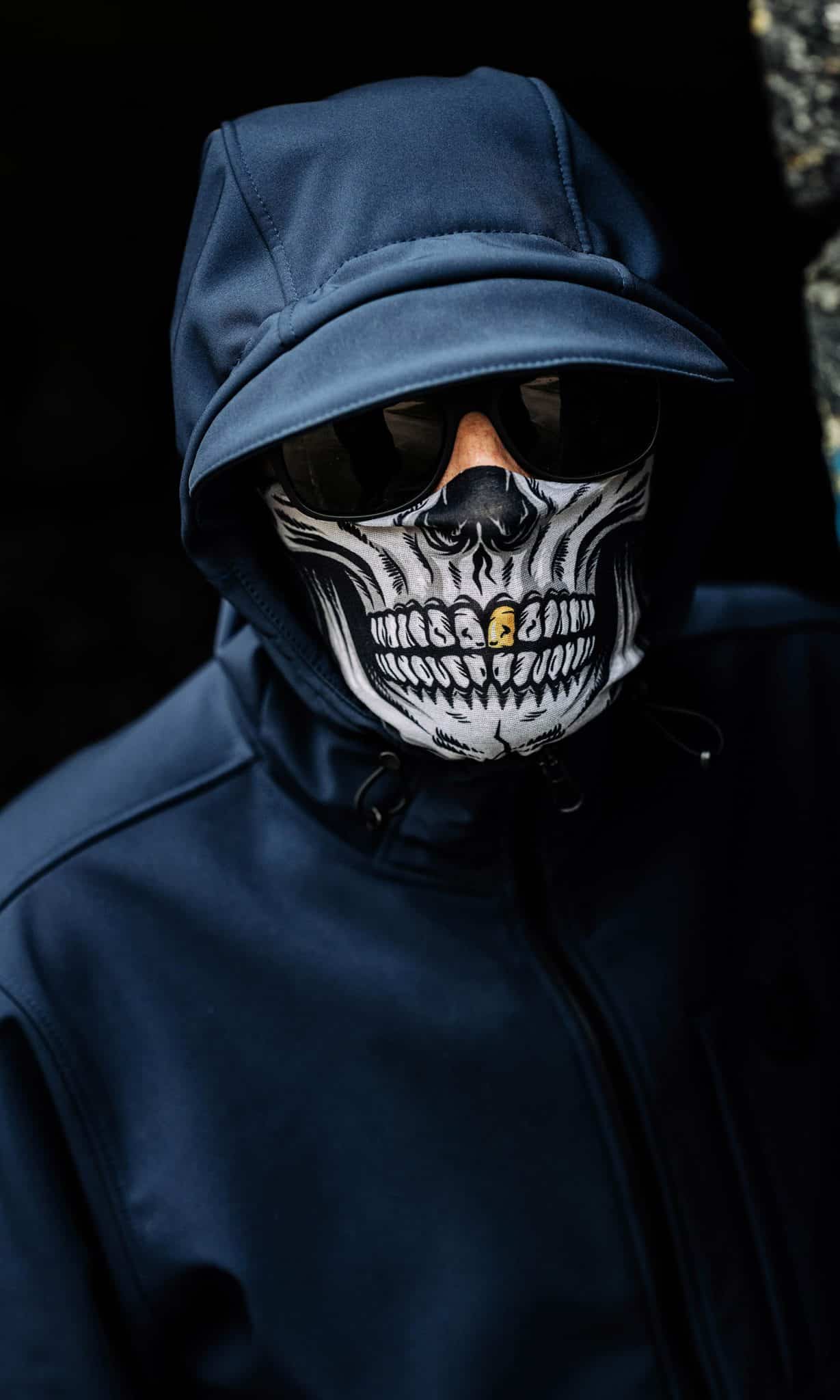 Neck Cover Skull - PGwear Ultras Sportswear