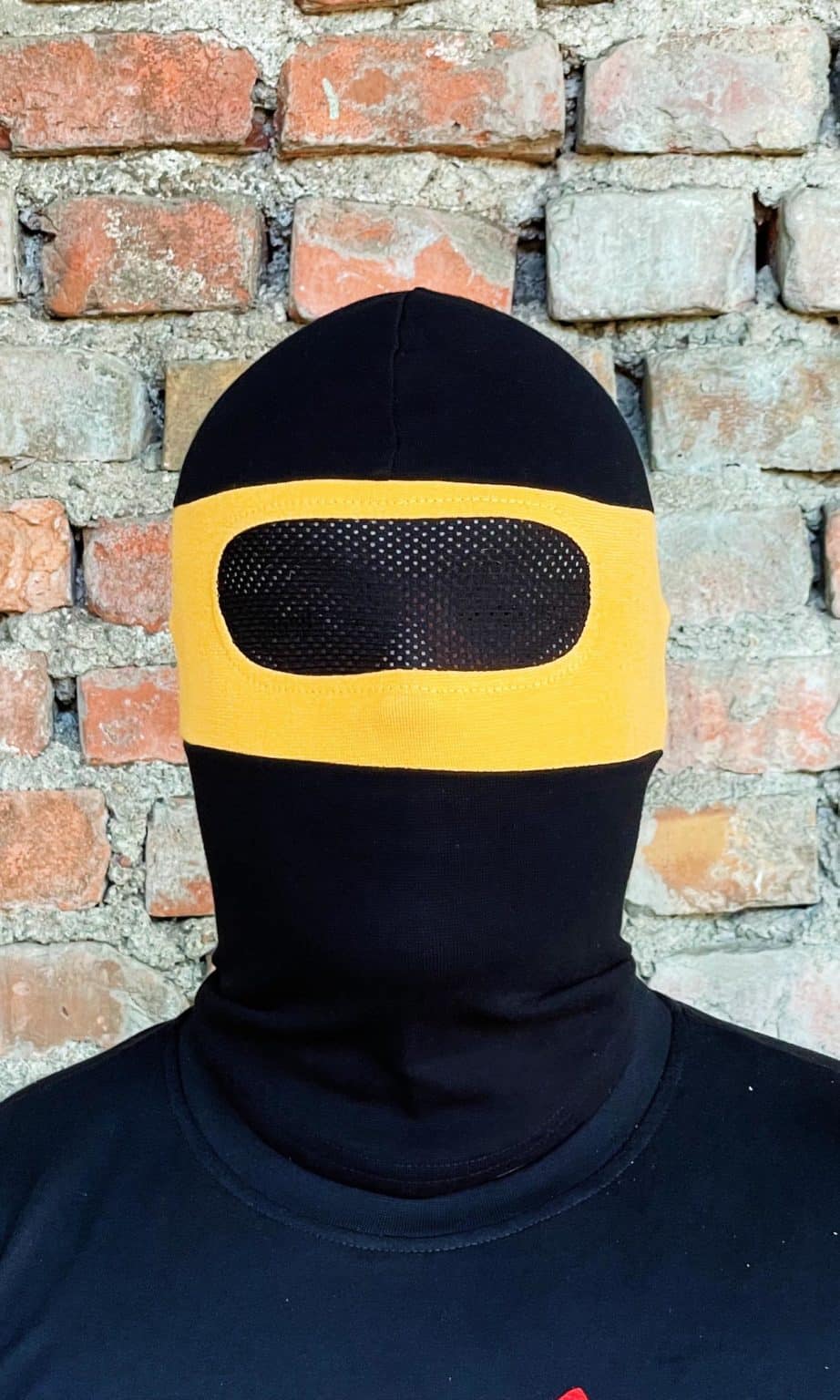 Balaclava NET Black/Yellow - PGwear Ultras Sportswear
