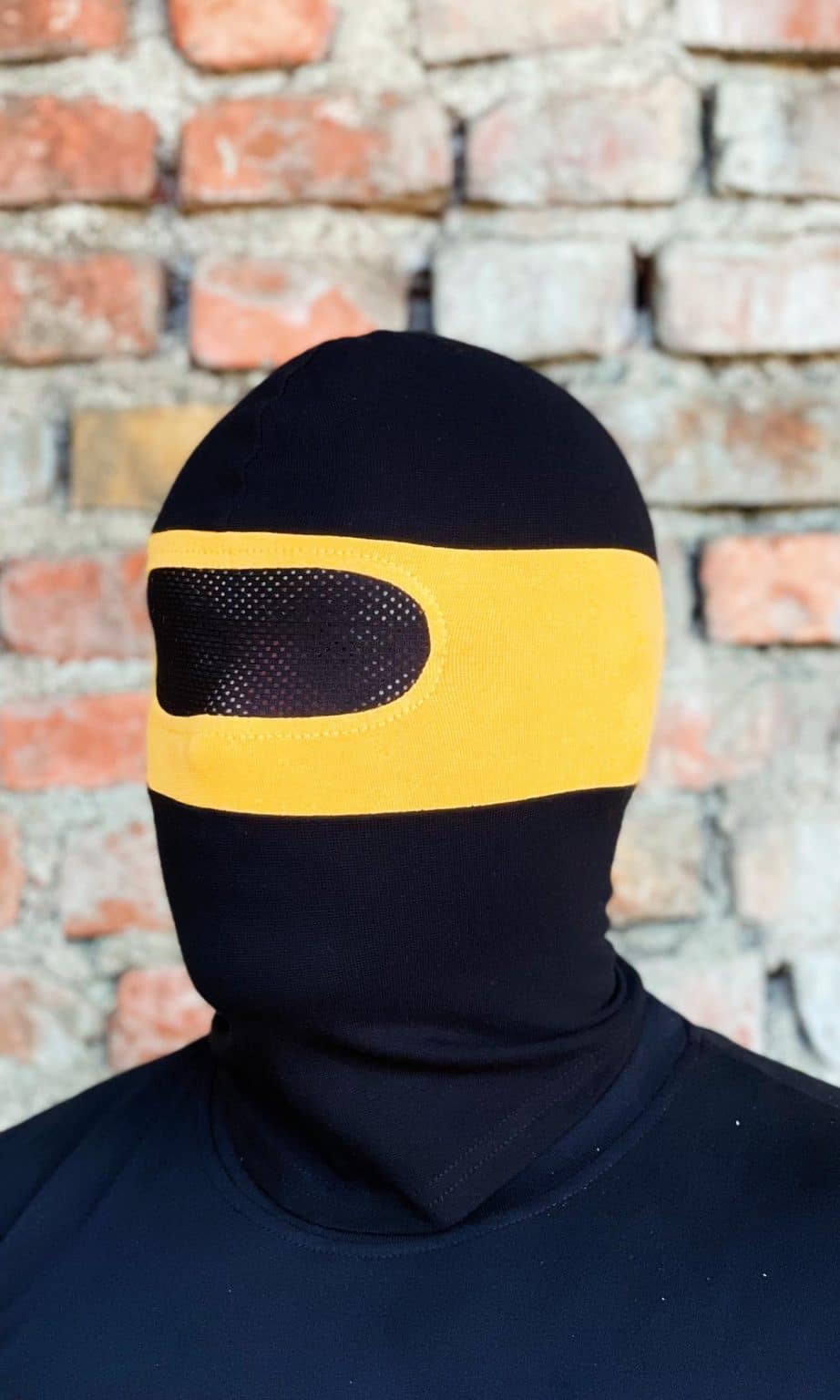 Balaclava NET Black/Yellow - PGwear Ultras Sportswear