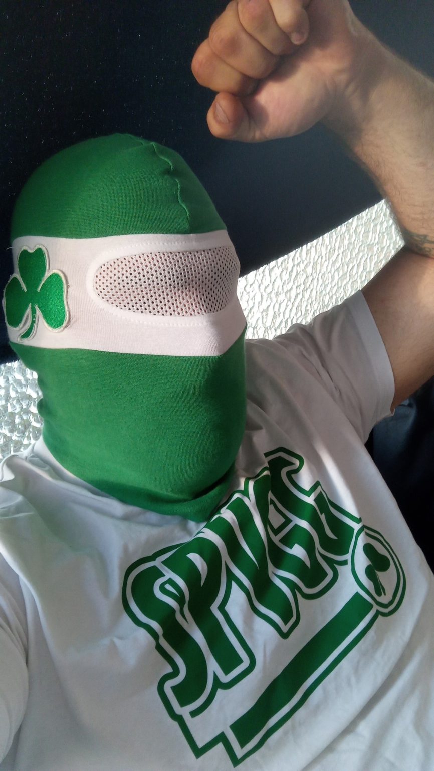 Balaclava NET Green/White - PGwear Ultras Sportswear