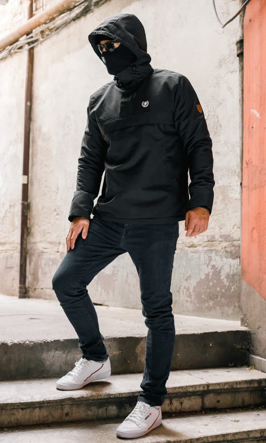 Full Face Jacket "Attack`23" Black - PGwear Ultras Sportswear