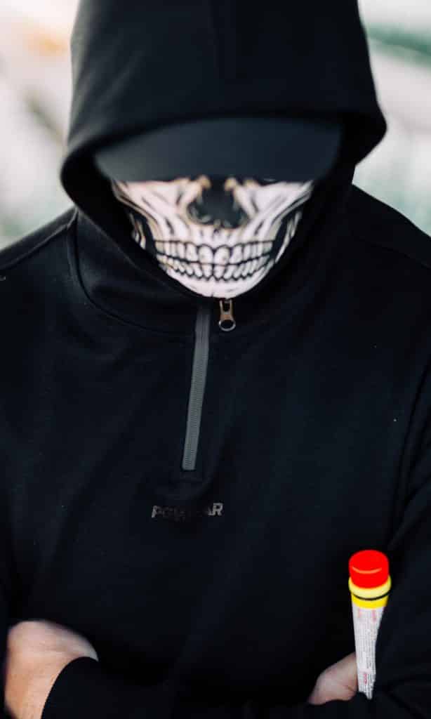 Mask Hoodie "Skull" - PGwear Ultras Sportswear