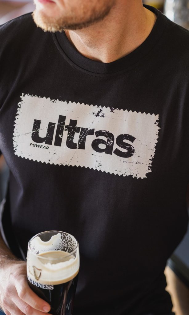 T-shirt "Ultras" Black - PGwear Ultras Sportswear
