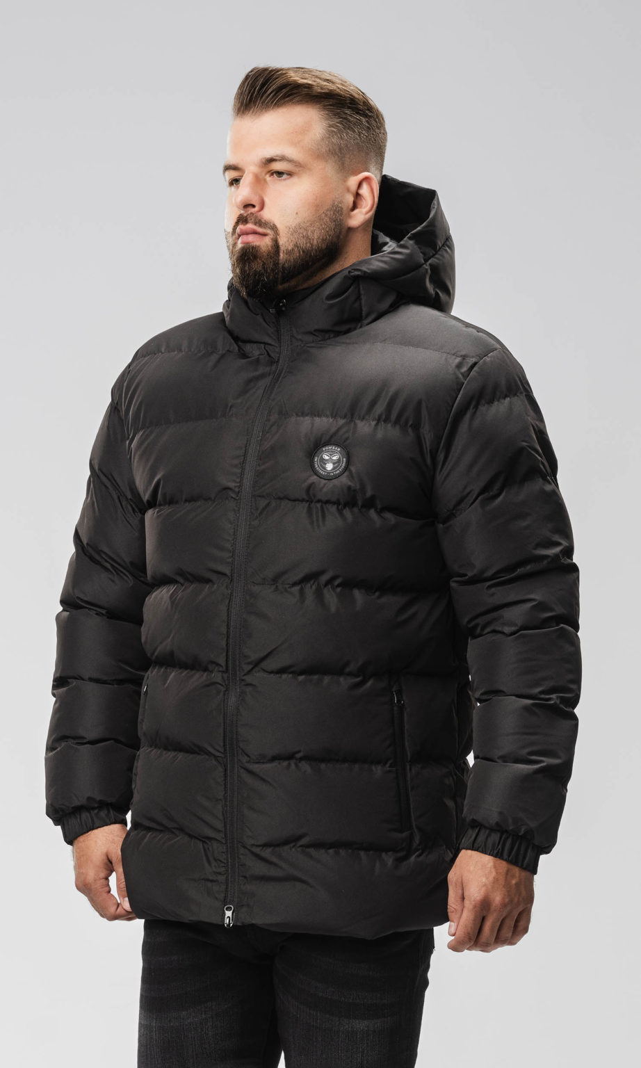 Full Face Jacket "Himalaya" Black - PGwear Ultras Sportswear