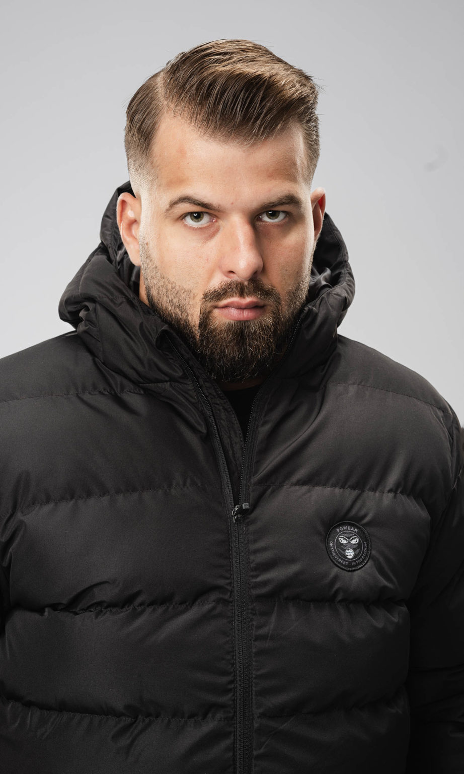 Full Face Jacket "Himalaya" Black - PGwear Ultras Sportswear