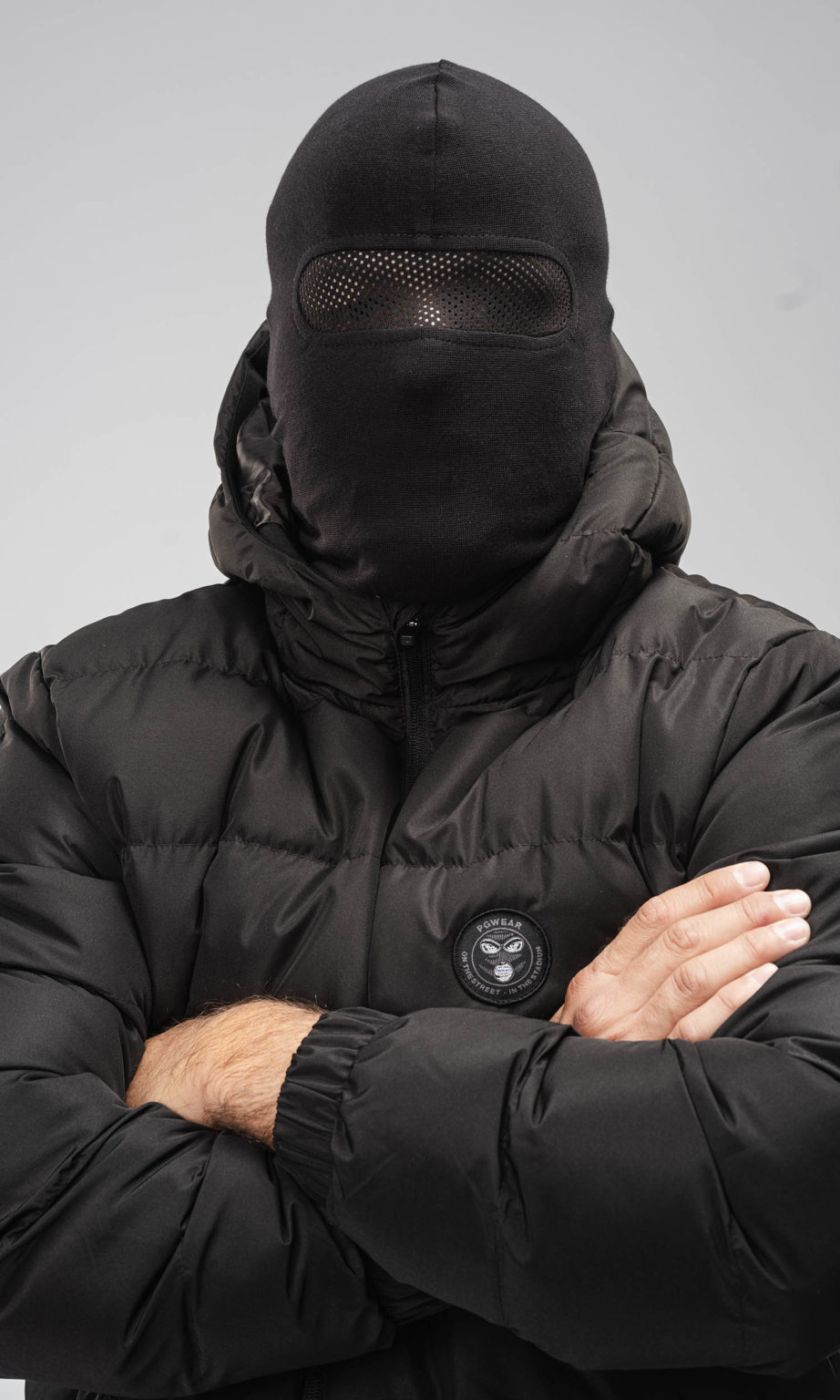 Full Face Jacket "Himalaya" Black - PGwear Ultras Sportswear