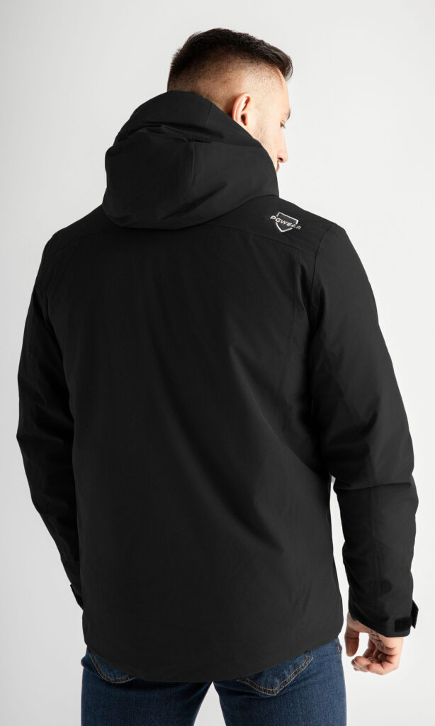 Full Face Jacket "Powder" Black - PGwear Ultras Sportswear