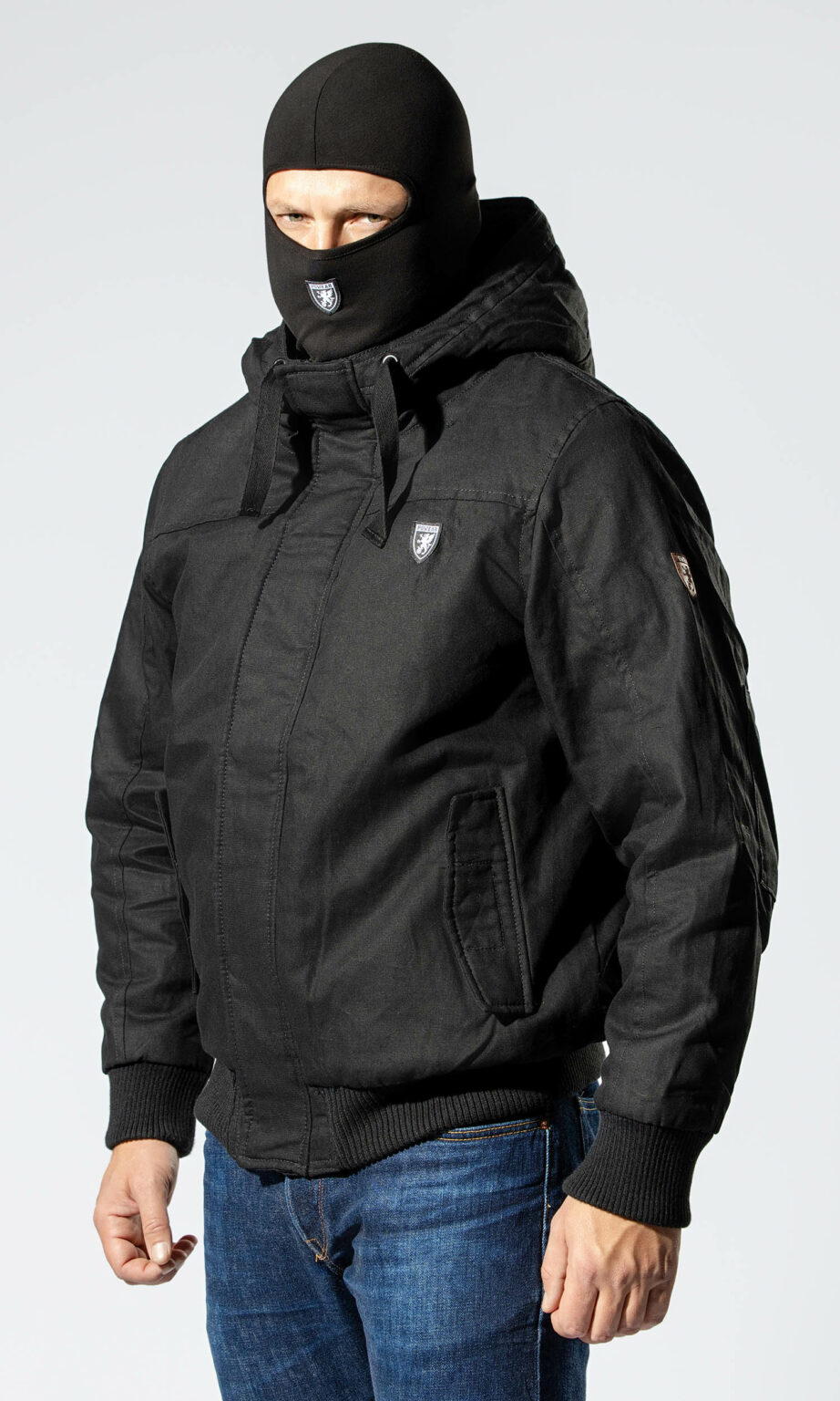 Full Face Jacket “Blend” Black - PGwear Ultras Sportswear